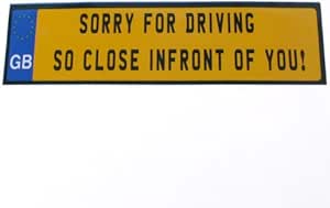 Amazon.com: Driving So Close Bumper Sticker