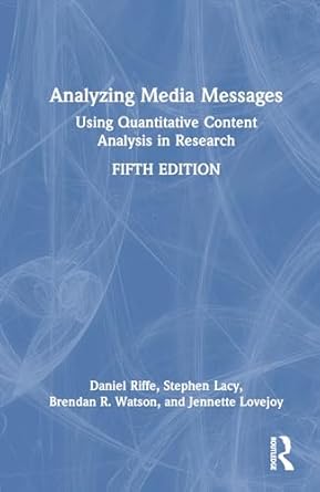 Analyzing Media Messages: 9781032264691: Communication Books @ Amazon.com