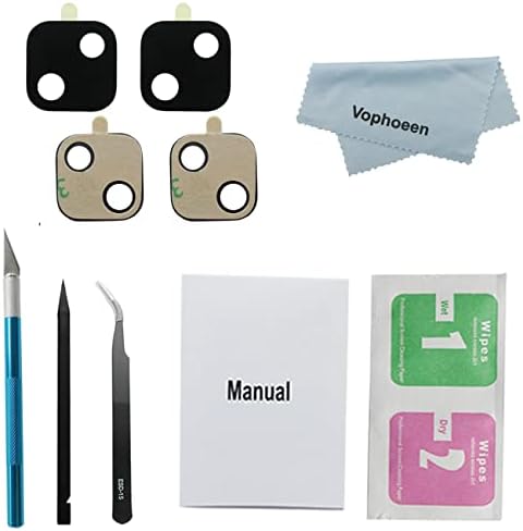 Amazon.com: Xinidc 2PCS OEM Original Back Rear Camera Glass Lens ...