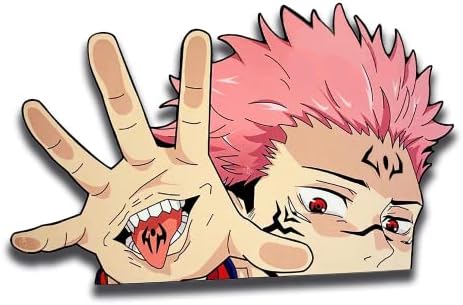 Amazon.com - ALOWOS 5.1" Sukuna Anime Car Stickers for Trunk Lid ...