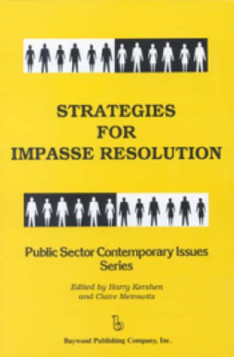 Amazon.com: Strategies for Impasse Resolution (Public Sector ...