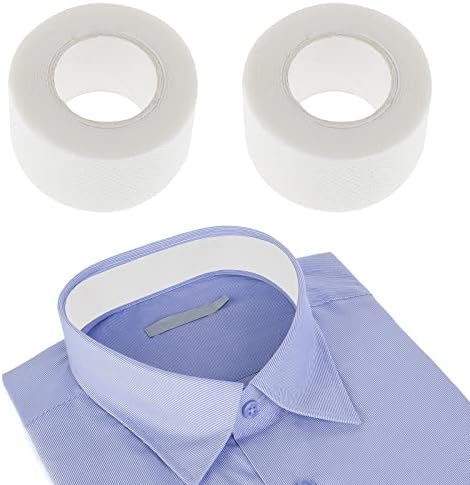 Amazon.com: 2 Roll Disposable Collar Protector Sweat Pads Self-Adhesive ...