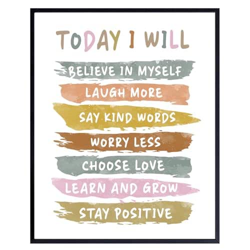 Amazon.com: Motivational Quotes Family Room Decor - Student Classroom ...