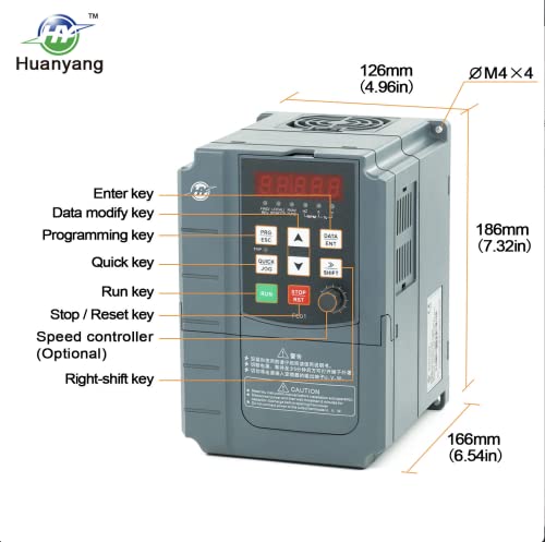 Snapklik.com : RATTMMOTOR VFD Variable Frequency Drive 220V 22KW Single ...