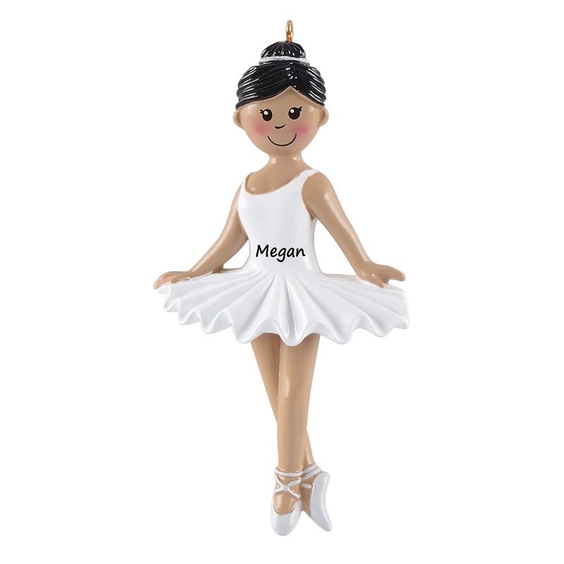 Amazon.com: Personalized Ballerina Girl Ornaments - Ballet Ornaments ...