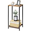 Amazon.com: TOLONAG Tall End Table High Skinny Side Bedside Slim Thin ...