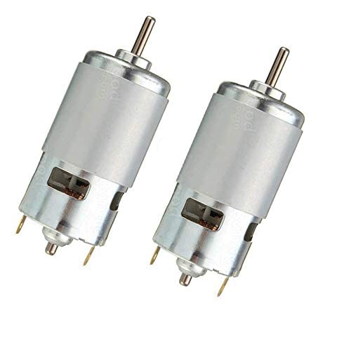 MEKtronics (2 Pcs) 12 Volt DC Motor High Speed 12v Big Core DC Motor ...