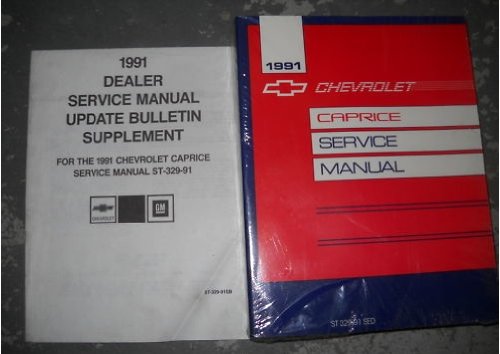 1991 Chevrolet Caprice Service Shop Repair Manual SET (service manual ...