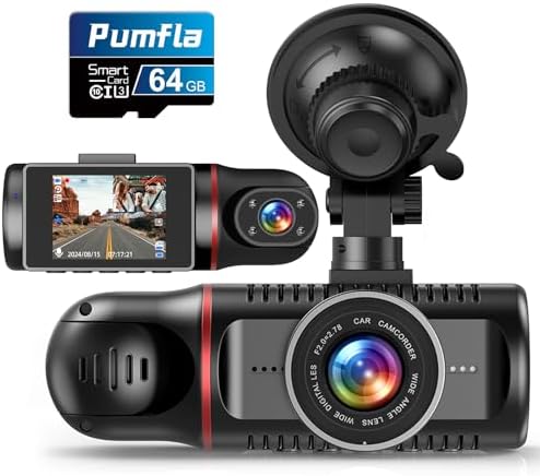Dual Dash Cam Front and Inside Camera, 1080P Dashcams for Cars with ...