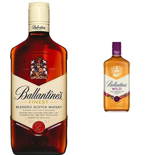 Ballantines. Finest Whisky Escocia 700ml + Licor Wild Cherry 700ml ...