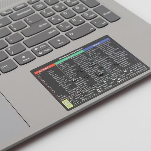 Shortcut Key Information Sticker | Windows PC Reference Keyboard ...
