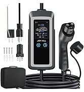 Amazon | joy all 家庭用 EV充電器「第 2 世代の新しいアップグレード」110V-240V SAE J1772 EV充電ケーブル 4つ電流モード切替可能 8A/10A/13A ...