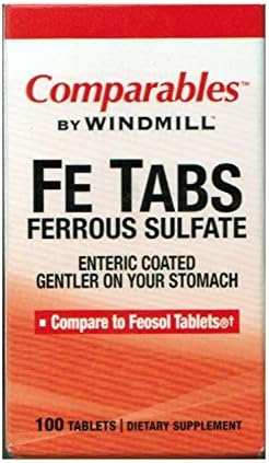 Amazon.com: FE Tabs Ferrous Sulfate 65mg 100 ct : Health & Household