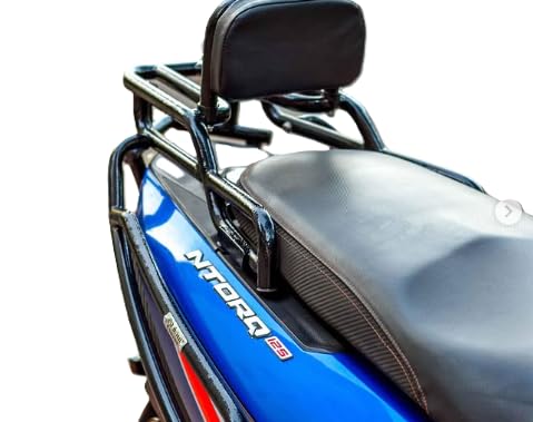 Venus Moto Luggage Carrier with BACKREST Heavy QUALUITY for TVS NTORQ ...