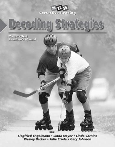 Corrective Reading Decoding Level B2, Mastery Test Package (CORRECTIVE ...