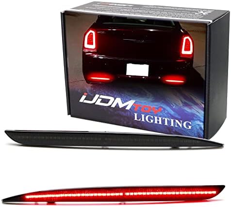Amazon.com: iJDMTOY Black-Out Smoked Lens 40-SMD Red Full LED Rear ...