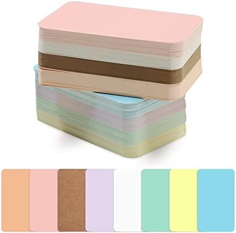 Yitexin 240Pcs Small Blank Paper Message Note Business Cards, 3.5x2 ...