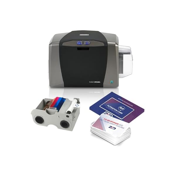 2ID- Genuine Fargo DTC1250e Single Sided ID Card Printer 050000 ...