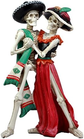 Amazon.com: PTC 8 Inch Day of The Dead Mexican Female Dancer Statue Figurine : Home & Kitchen