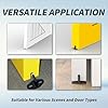 Amazon.com: 4Pack Black Floor Guide for Sliding Barn Door Hardware T ...