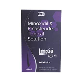 Imxia F 5% - Bottle of 60 ml Topical Solution with Minoxidil and ...