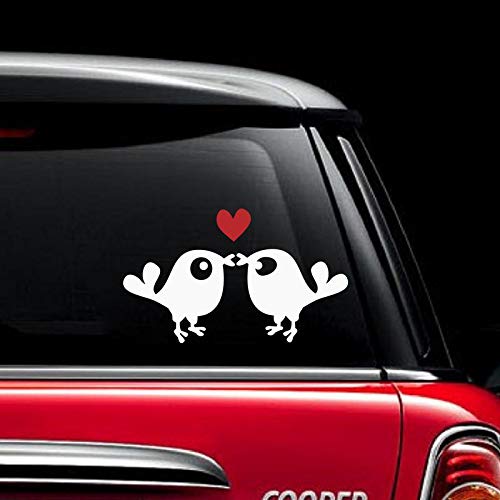 ARWY car Sticker Kissing Birds Car Decal fow Windows,Bumper,Hood car ...