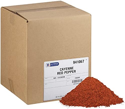 Amazon.com: McCormick Culinary Ground Cayenne Pepper, 25 lb - One 25 ...