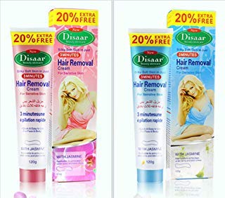 Amazon.com : DISAAR Hair Removal Inhibitor Depilatory Cream Best ...