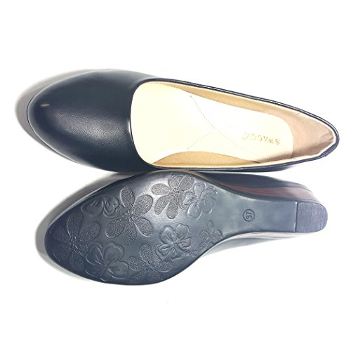 Buy Swagga Smart Formal Shoes for Women (38, Black) at Amazon.in