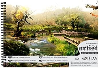 Variety Canvas 50 Sheet A4 Sketchbook Set | Top Spiral-Bound Sketchpad for Artists | Sketching ...