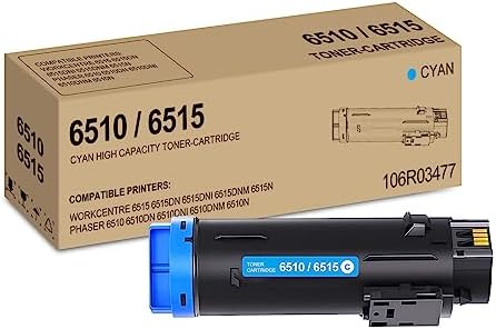 Amazon.com: Phaser 6510 / Workcentre 6515 Cyan High Capacity Toner ...