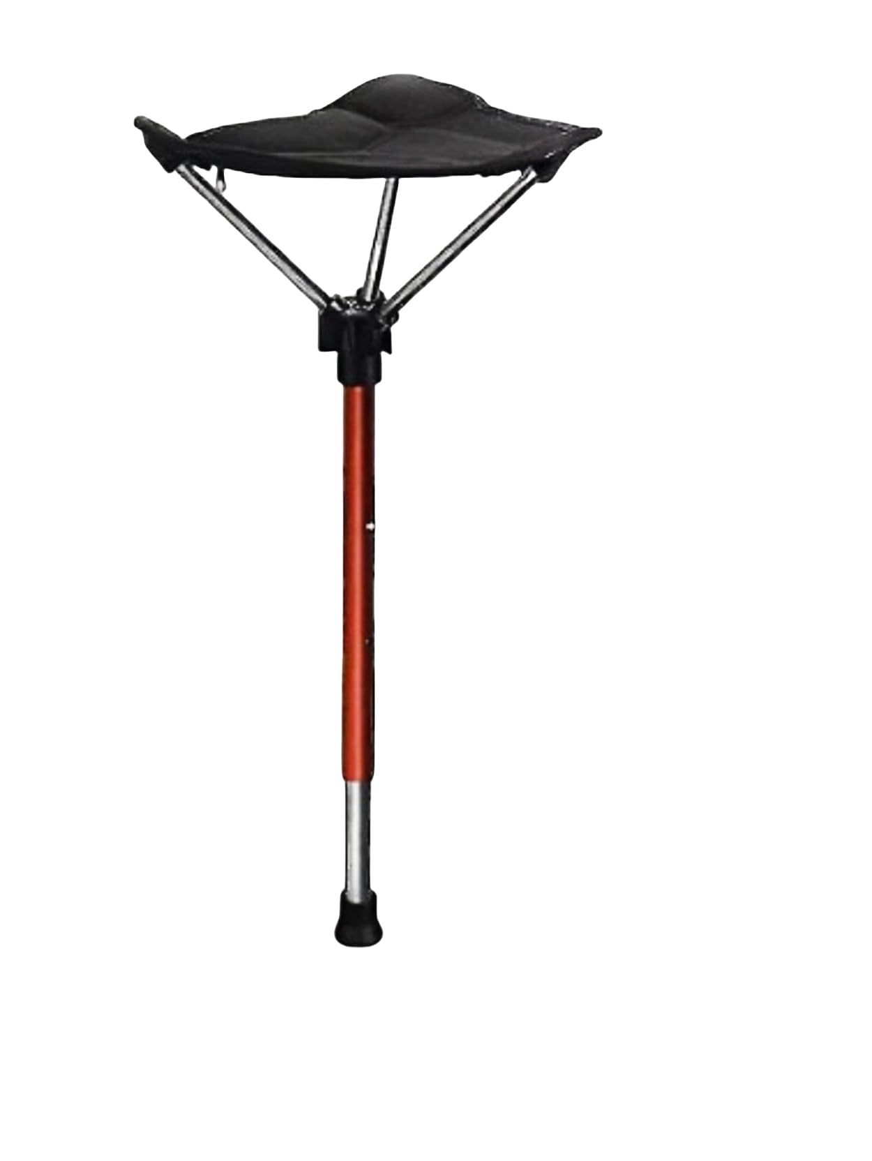 Amazon.co.jp: Haiyunhome アウトドアチェア 立ったまま コンパクト 軽量 1本足 携帯椅子 行列待ち 高さ調整 ...