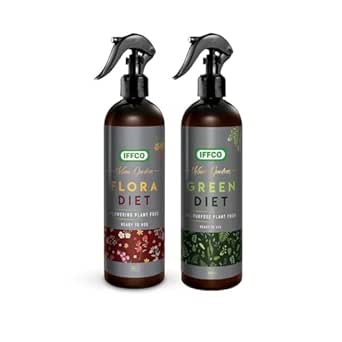IFFCO Urban Gardens - Plant Food Combo - Flora Diet + Green Diet - NPK Based Organic Nutrient ...