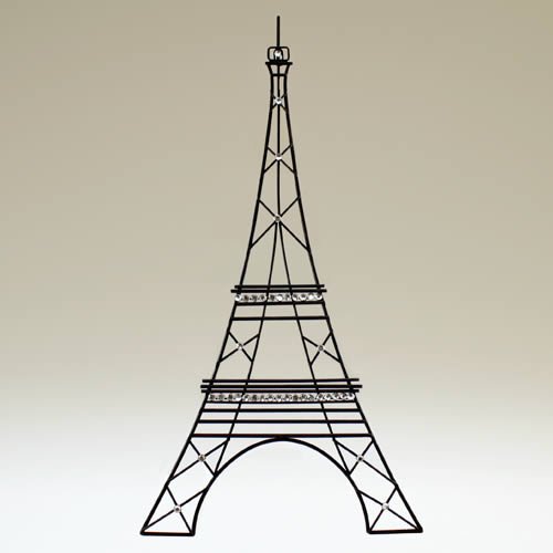 Fetco Home Décor Paris Eiffel Tower Wall Art, 12.1" x 23.77", Tuscan ...