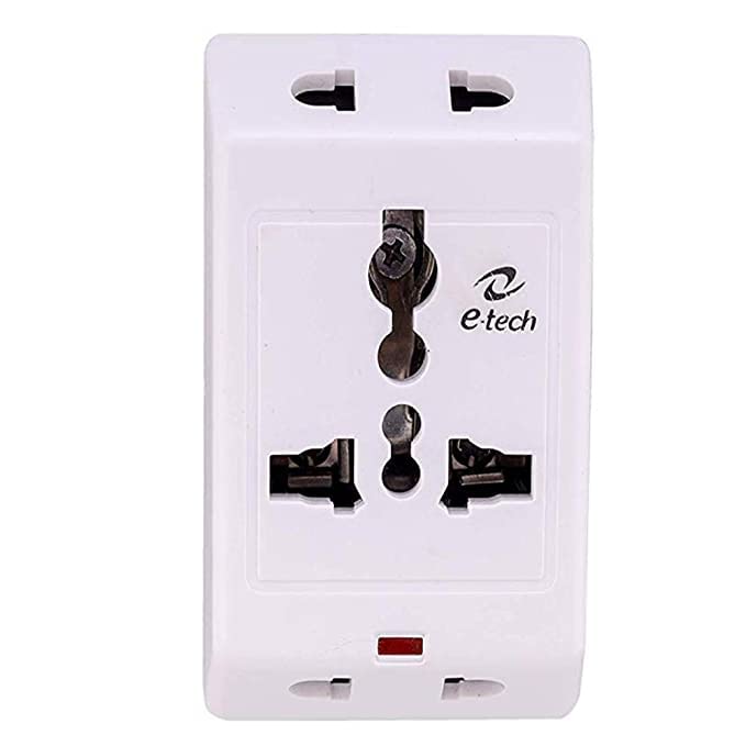 Power Magic - 3-Pin 6A Universal Socket Multi Plug Travel Plug Adapter ...