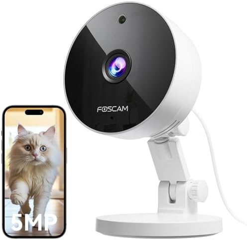 Amazon.com : FOSCAM 3K 5MP Security Camera Indoor, 2.4g & 5g WiFi ...
