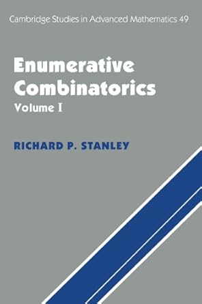 Amazon.com: Enumerative Combinatorics, Vol. 1 (Cambridge Studies in Advanced Mathematics, Series ...