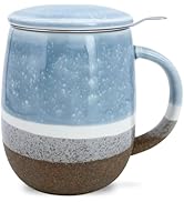 Amazon.com | YumKubis Tea Infuser Cup, 17oz Large Tea Mugs with Infuser ...