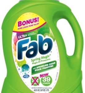 Amazon.com: 2 Pk, Ultra Fab Spring Magic Liquid Laundry Detergent, 60 ...