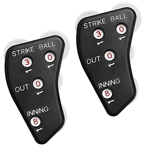 Snapklik.com : 2 Pcs 4 Wheel Baseball Umpire Clicker -Black Umpire ...