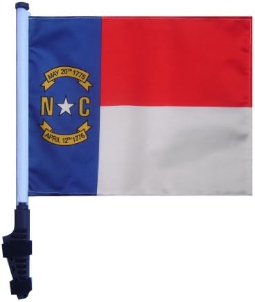 Amazon.com : SSP Flags State of North Carolina Golf Cart Flag Pole and ...