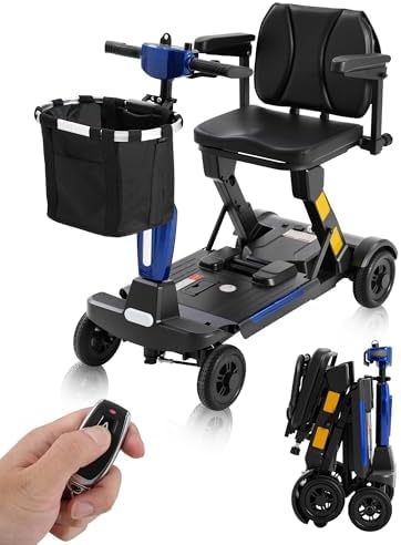 Amazon.com: Ecomobi Light Weight Mobility Scooter for Seniors & Adults ...