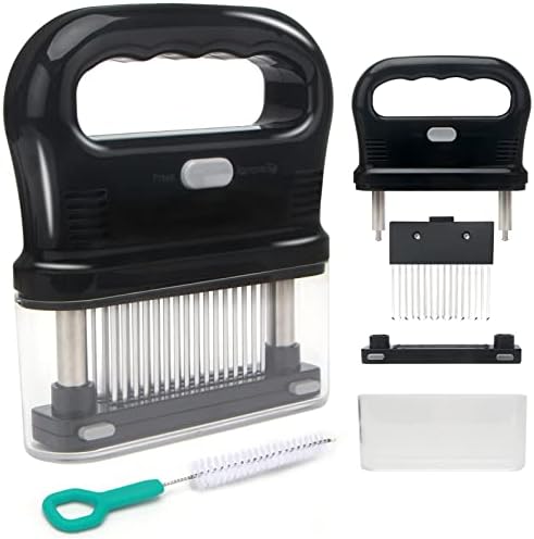 Meat Tenderizer, 48-pin Stainless Steel Sharp Steak Tenderizer, Roast ...