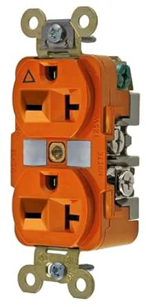 Amazon.com: HUBBELL IG5462 20A 250V, Receptáculo dúplex, 6-20R, OR, IG ...