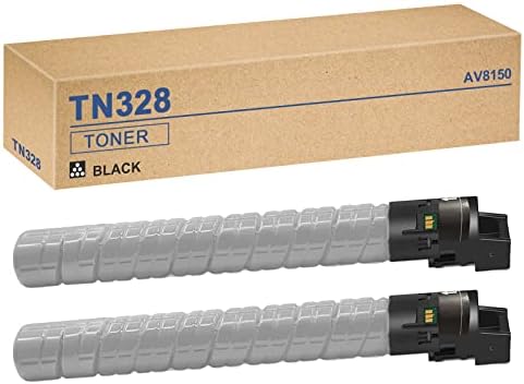 Amazon.com: TN328K Toner Cartridge, 2 Pack Black Konica TN328 AV8150 Compatible with Konica ...