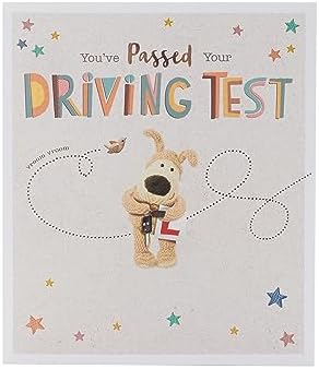 Boofle Passed Driving Test Card for Him/Her/Friend - Cute Design ...