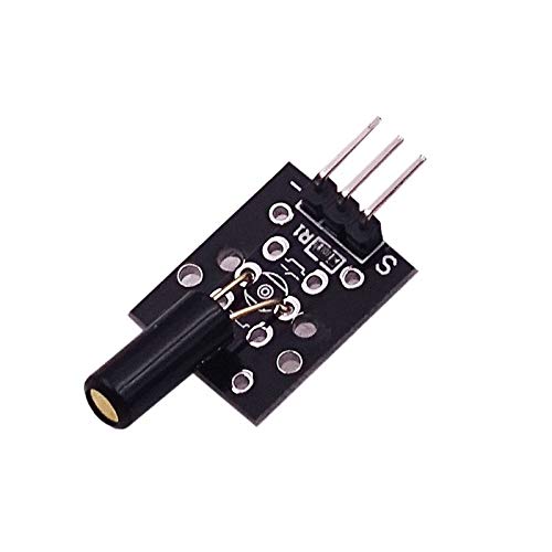 100pcs 3pin KY-002 SW-18015P Shock Vibration Switch Sensor Module for arduino DIY Kit: Amazon ...