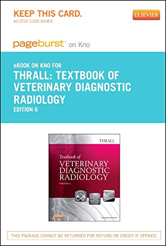 Buy Textbook of Veterinary Diagnostic Radiology - Pageburst E-book on ...