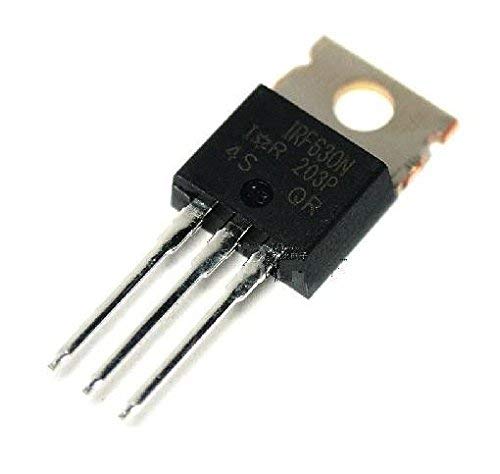 GURU ELECTRONICS 5pcs Power N Mosfet IRF630 Transistor TO-220 : Amazon ...