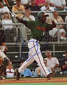 Amazon.com: Jemile Weeks Autographed Miami Hurricanes College Baseball ...